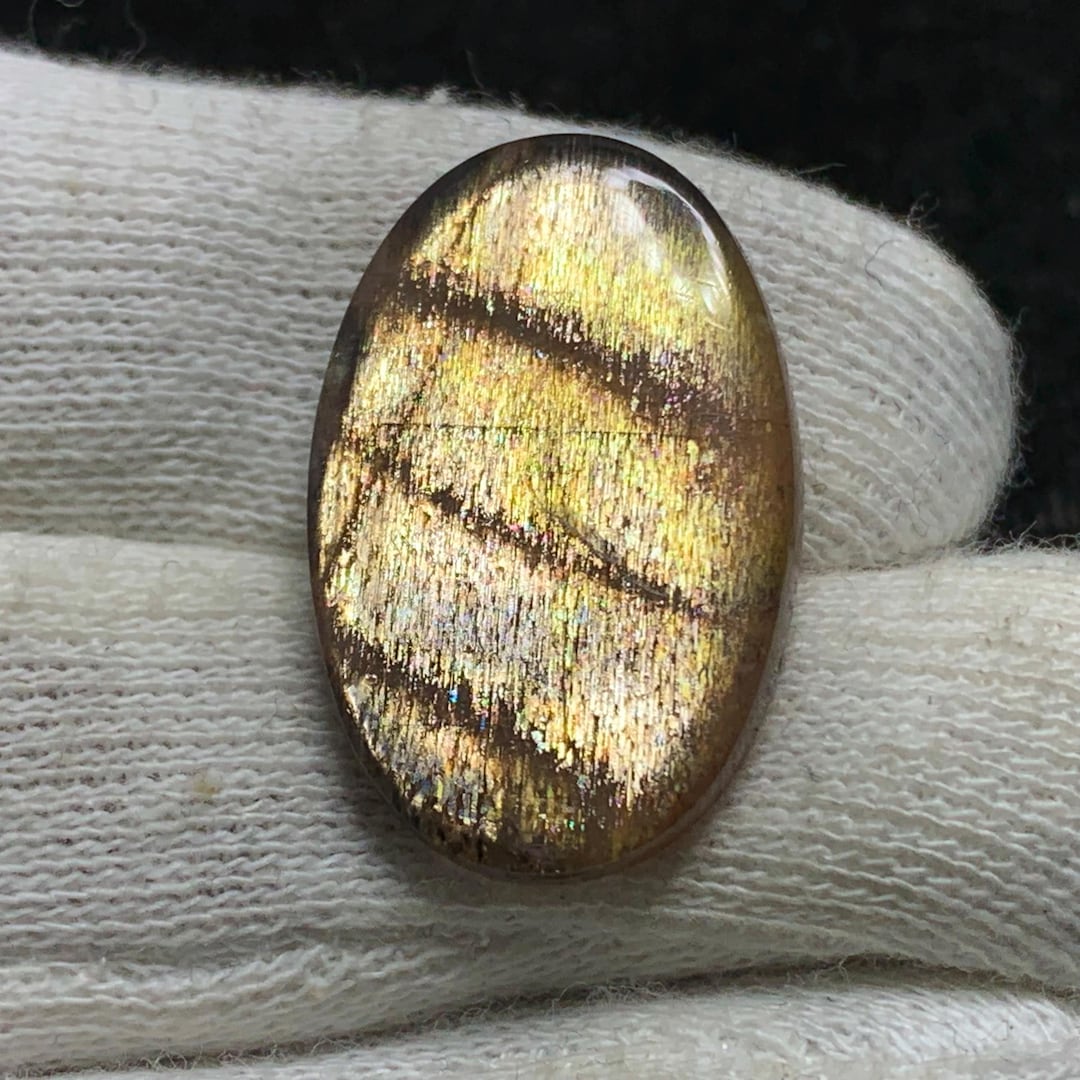 Natural Yellow Lattice Sunstone/ Iridescent Sunstone/ Schiller Sunstone ...
