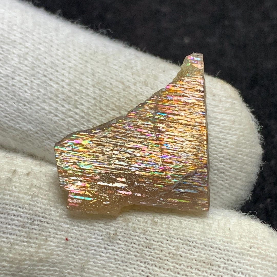 Natural Meteor Shower Sunstone/natural Iridescent Sunstone/rare ...