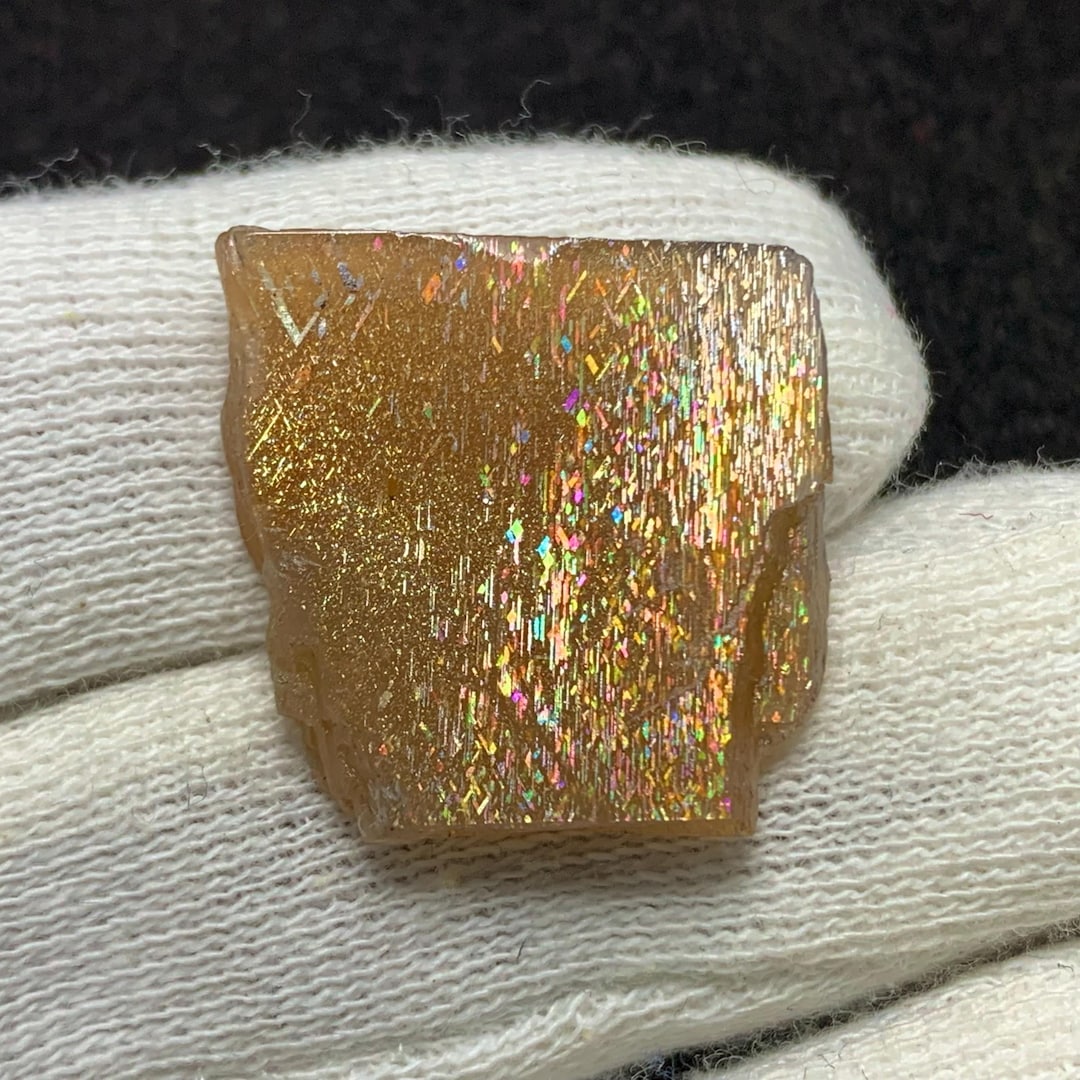 Natural Meteor Shower Sunstone/ Iridescent Sunstone/rare Schiller ...