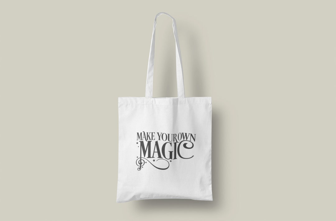 Make Your Own Magic Tote Bag White With Long Handles - Etsy