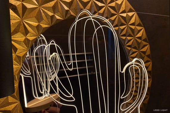 Cactus Pedro Led Lamp Decoration Desk Lamp Mini Neon - Etsy