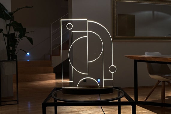 ART Series Lamp Cubism-1 Led Lamp Decoration Desk Lamp - Etsy