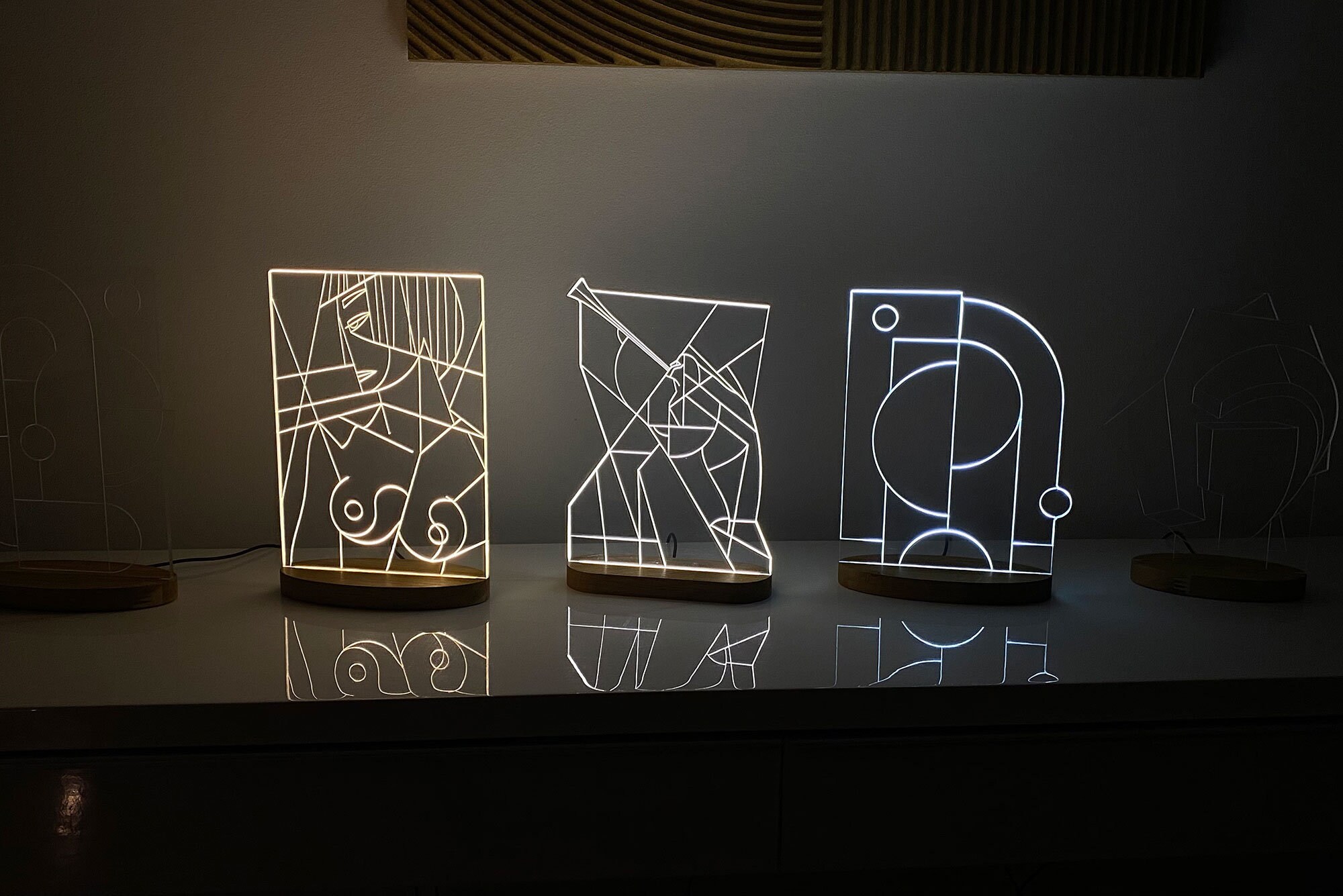 ART Series Lamp Archangel Led Lamp Decoration Desk - Etsy