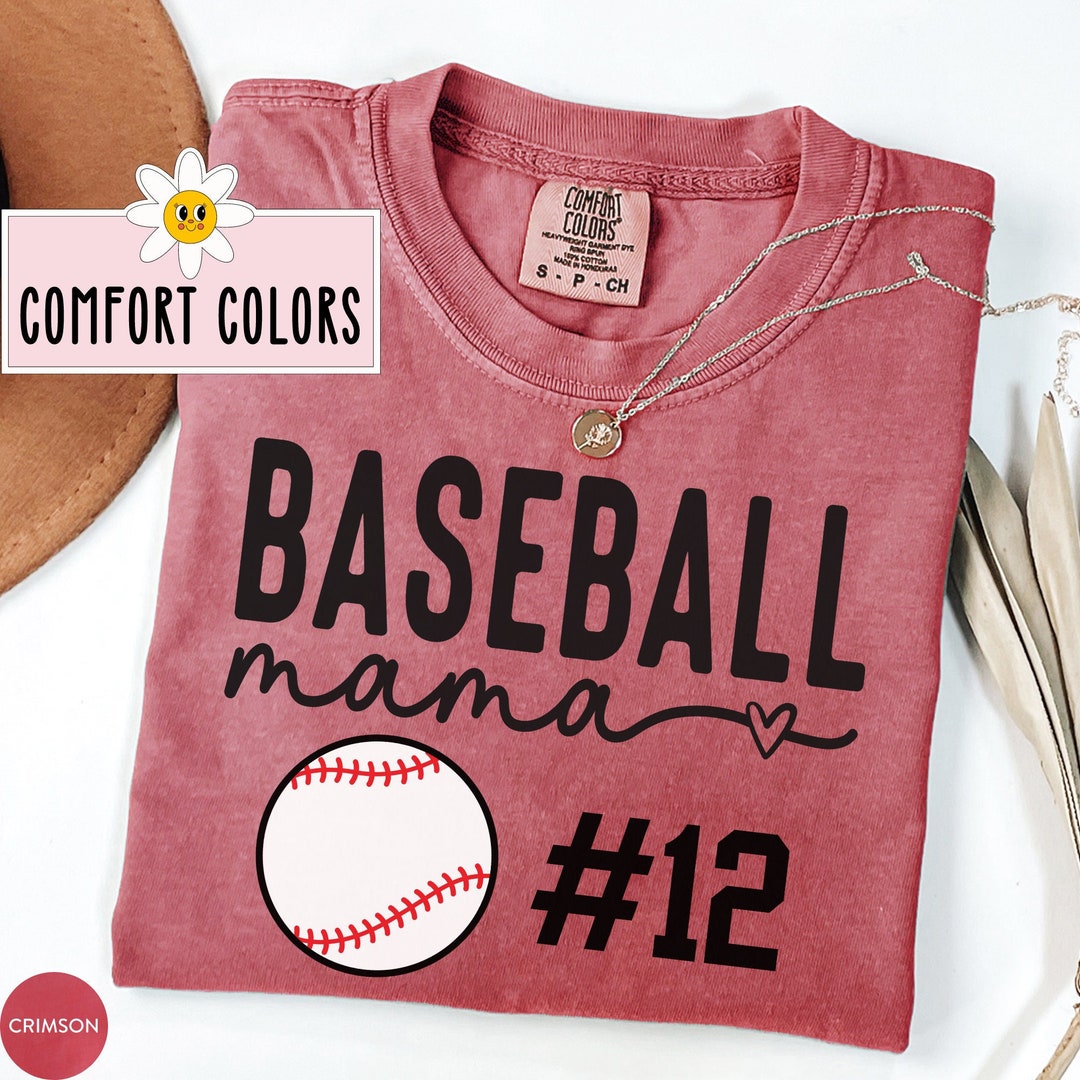 Custom Baseball Mom Shirt Personalized Baseball Mama Tshirt Retro ...