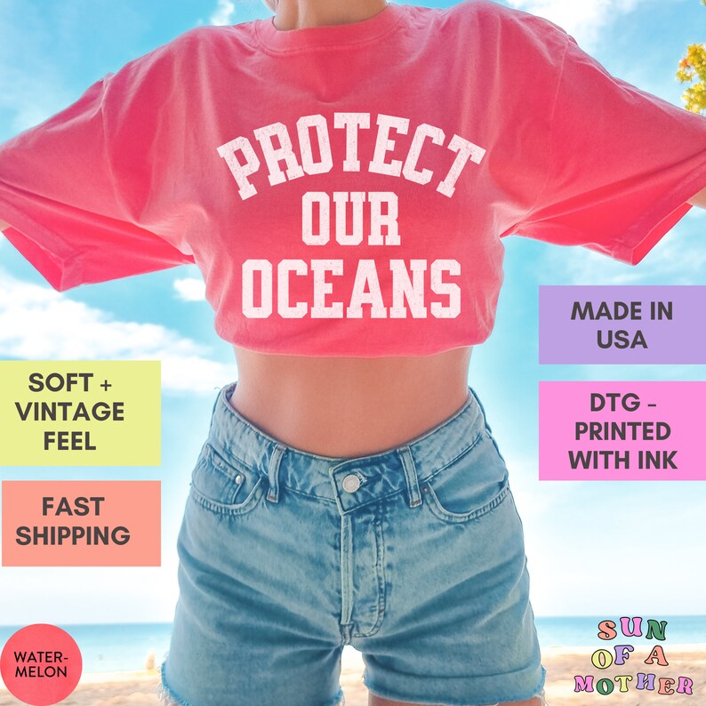 Protect Our Oceans Shirt Mermaidcore Clothing Coconut Girl Clothes ...