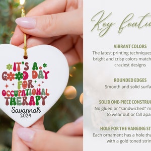 Personalized Occupational Therapy Ornament Custom Occupational Therapy ...