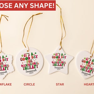 Personalized Occupational Therapy Ornament Custom Occupational Therapy ...