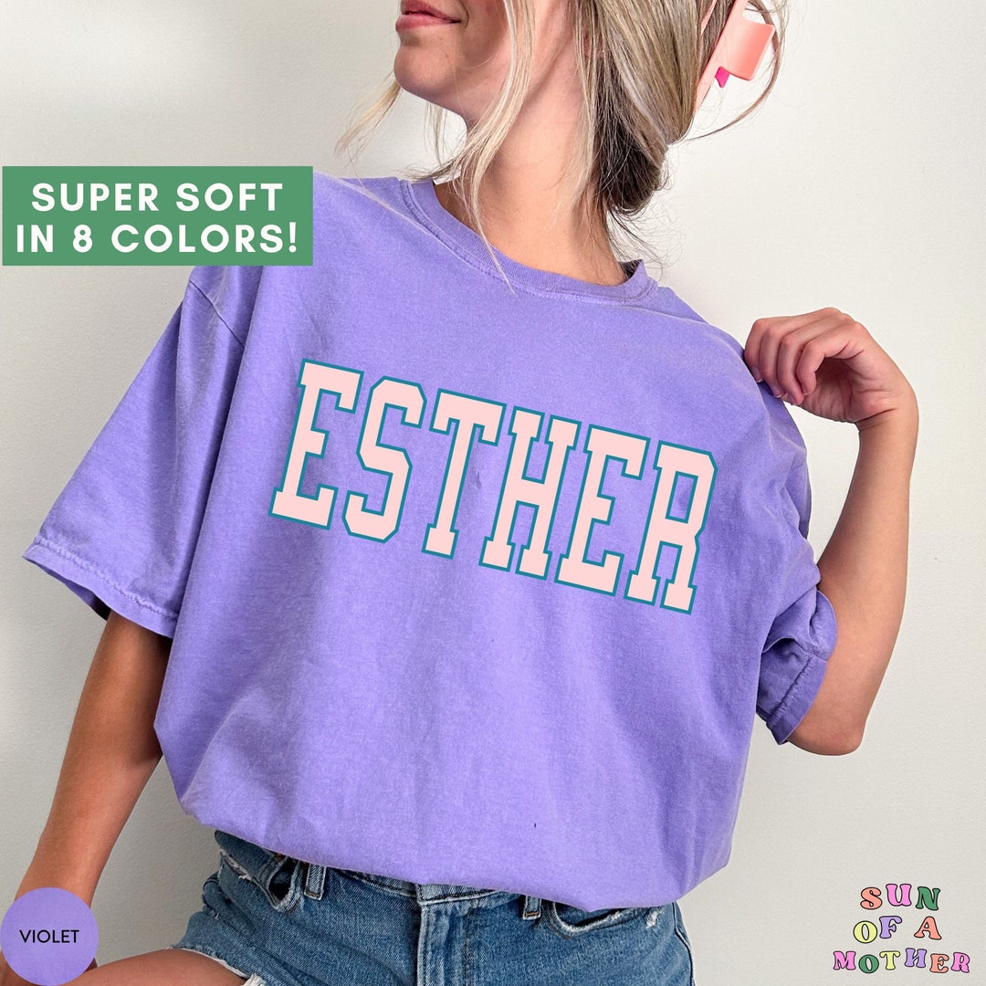 Esther Shirt Christian T Shirt Trendy Oversized Top Comfort Colors Tee ...