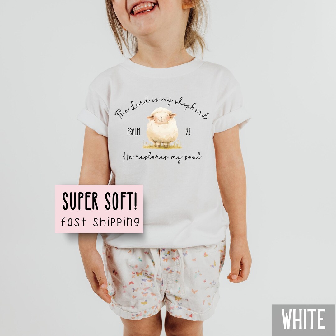 Jesus Shirt for Kids Christian Tee for Kids Jesus Tshirt the Lord is My ...