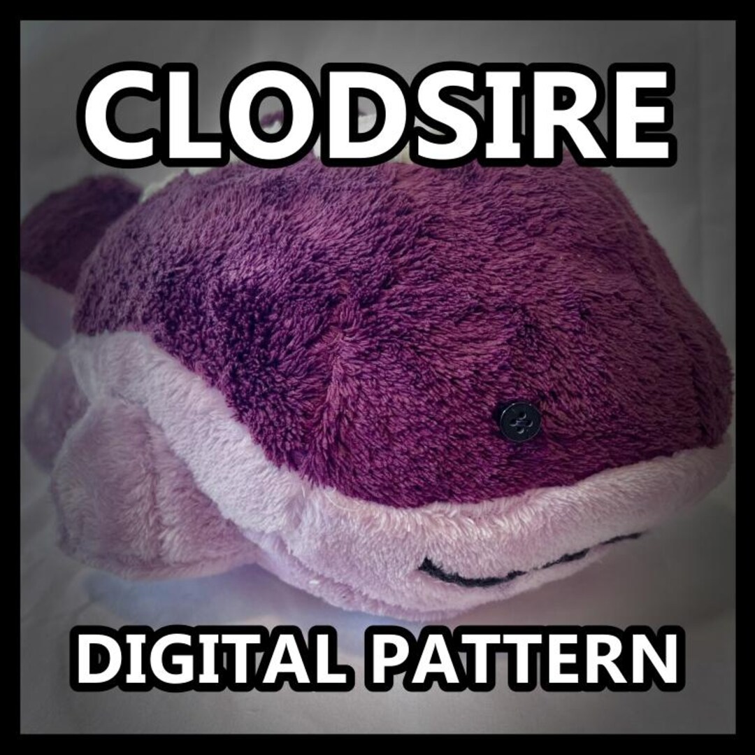Pokemon Clodsire-inspired Stuffed Plushie Toy Pattern - Etsy