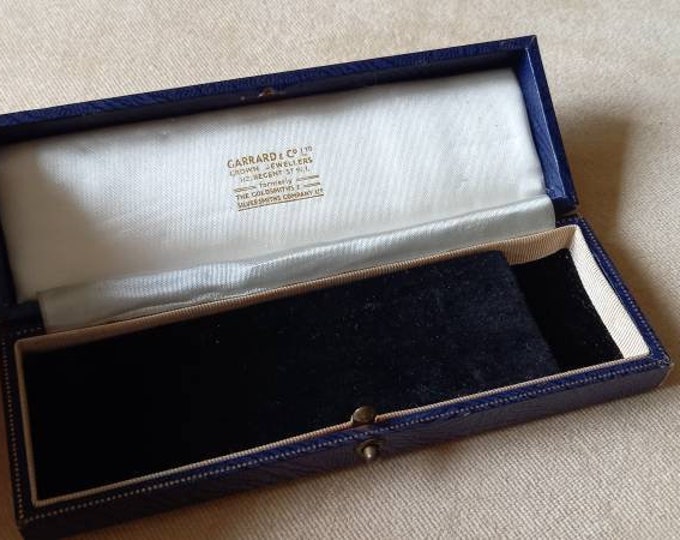 Vintage Antique Garrard & Co Crown Jewellers Regent Street London Blue ...