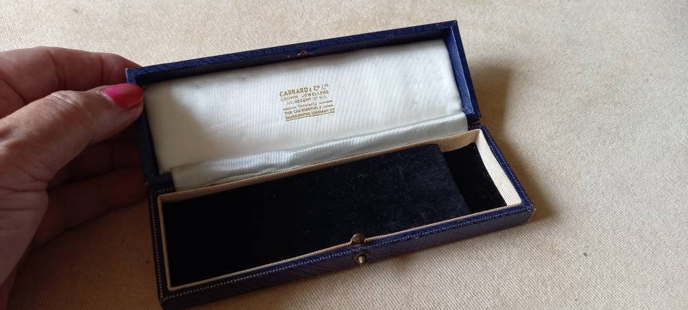 Vintage Antique Garrard & Co Crown Jewellers Regent Street London Blue ...