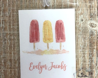 Popsicle Name Tag - Etsy