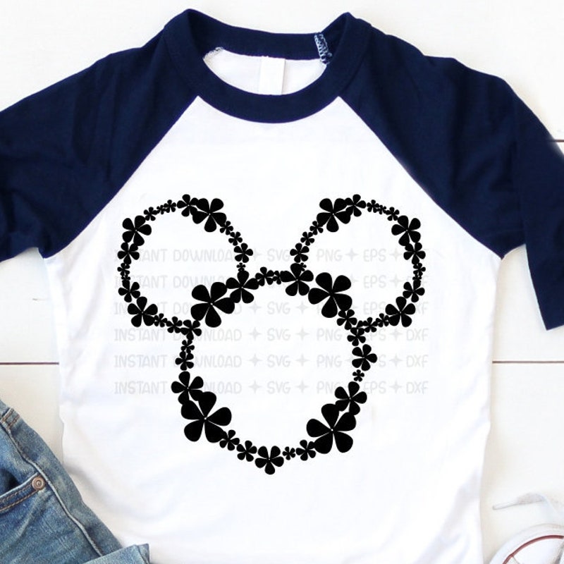 Minnie Flower Svg - Etsy