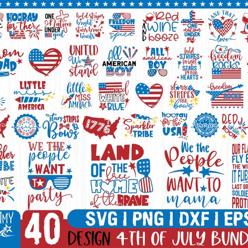 My First 4th of July SVG Bundle America SVG Bundle Usa Cut - Etsy