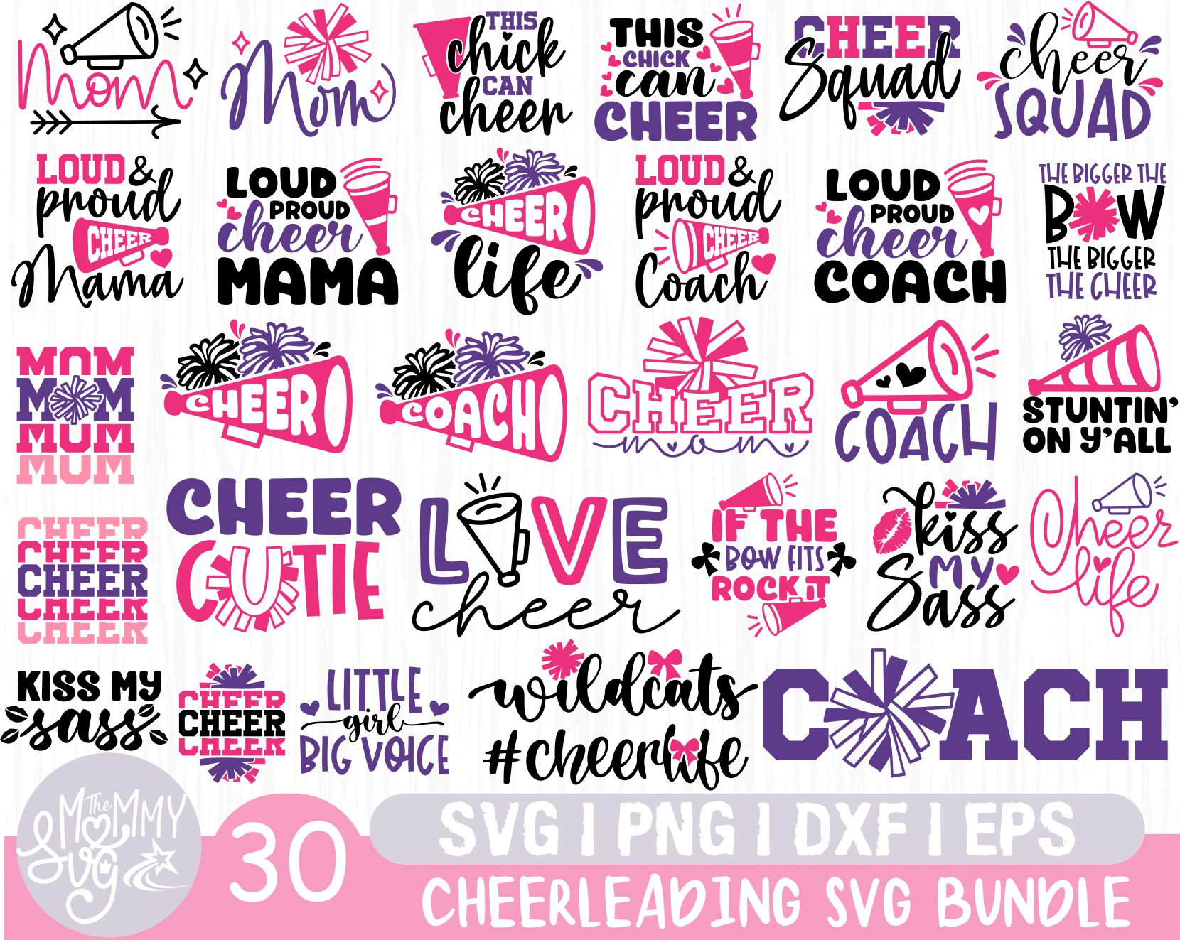 Cheerleading Svg Bundle Cheer Cheer Team Cheer Squad Cute - Etsy