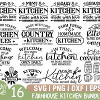 Kitchen Svg - Etsy