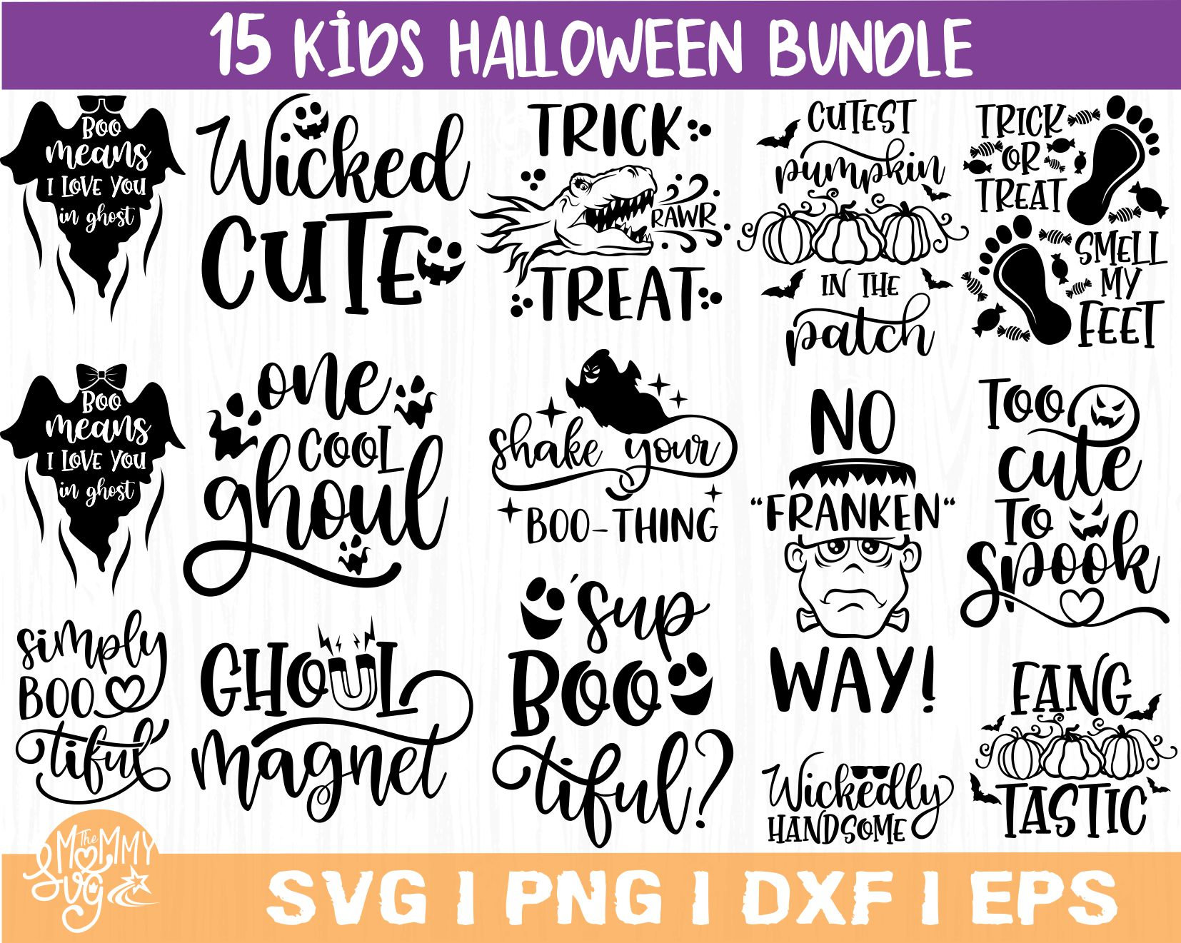 Kids Halloween Svg Bundle Halloween Svg Kids Halloween Shirt - Etsy
