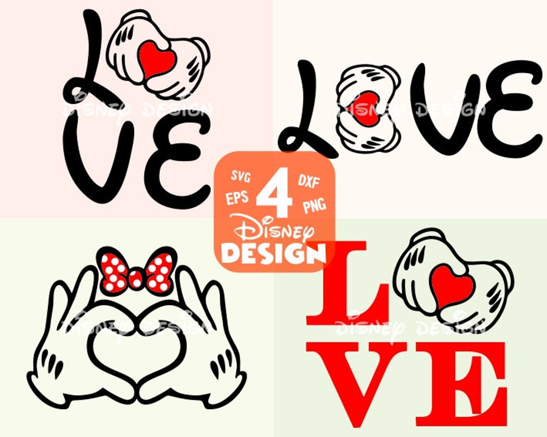 Disney Love Svg Disney Love Wording Svg Minnie Love Svg - Etsy Israel