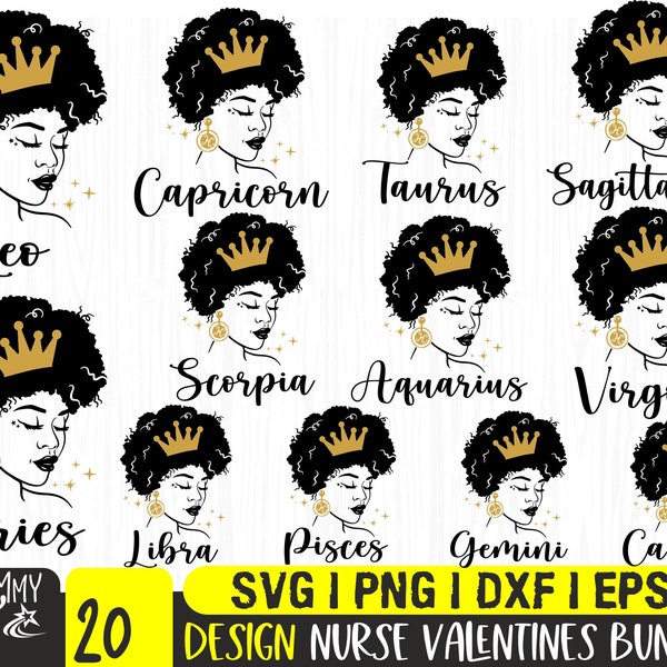 Taurus Woman Svg - Etsy