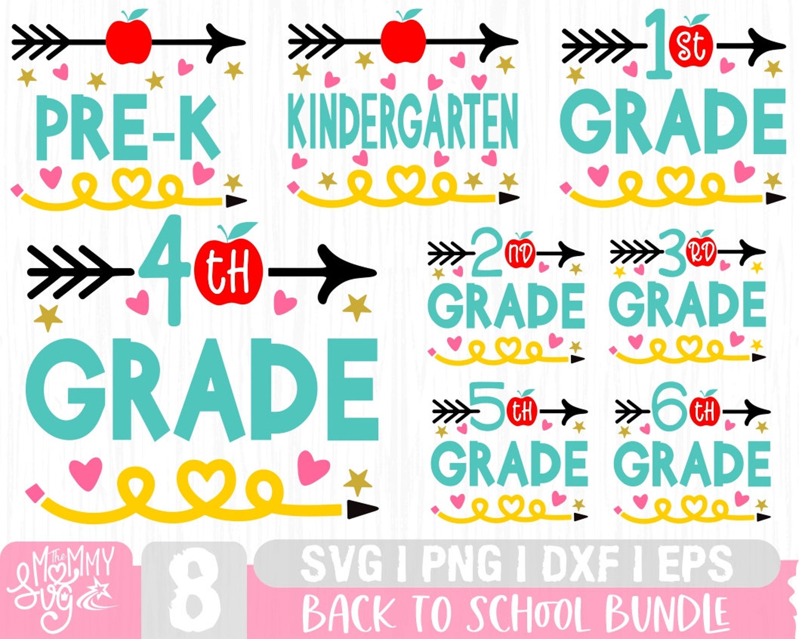 School Svg Bundle Back to School Svg1st Day of School Svg | Etsy Canada