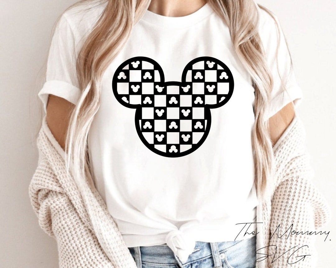 Checkered Retro Mickeyy Dada Mouse Svg, Birthday Svg, Family Trip Svg ...