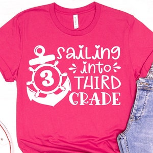 Sailing Into 1st Grade SVG, School Svg, School Svg Bundle, Back to ...