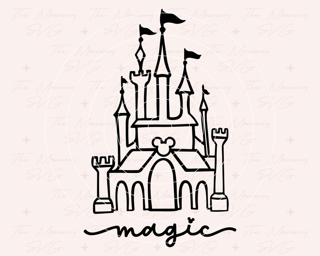 Magic Castle Svg Cut File, Magical World Svg, Cartoon Svg, Princess Svg ...