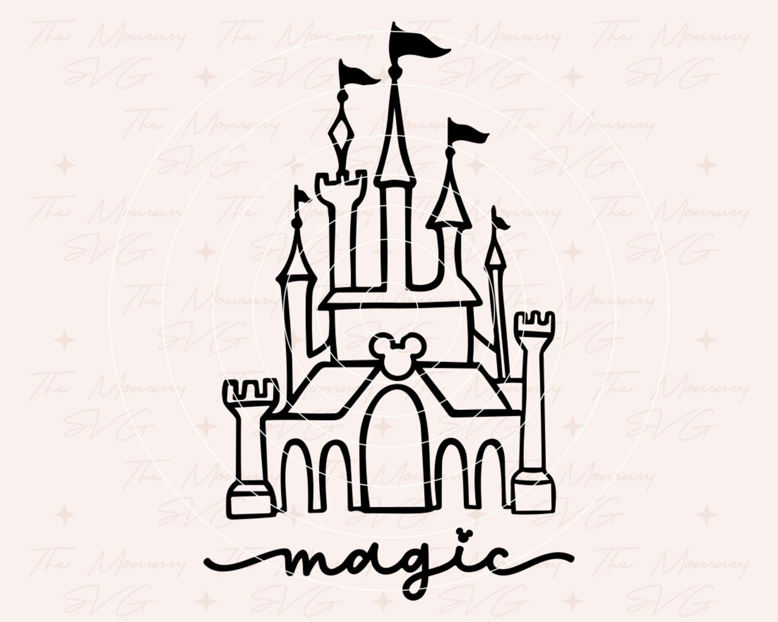 Magic Castle Svg Cut File, Magical World Svg, Cartoon Svg, Princess Svg ...