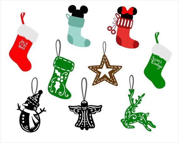 Christmas Elements SVG Cut Files / Christmas Decoration Svg - Etsy
