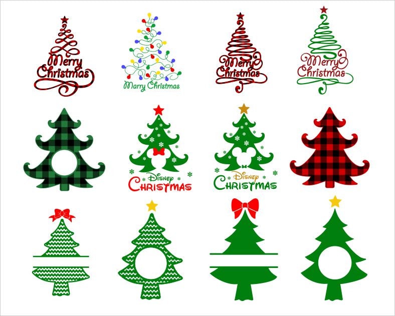 Christmas Tree SVG Bundle/ Christmas Tree Cut File Bundle/ Christmas ...