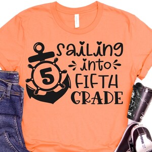 Sailing Into 1st Grade SVG, School Svg, School Svg Bundle, Back to ...