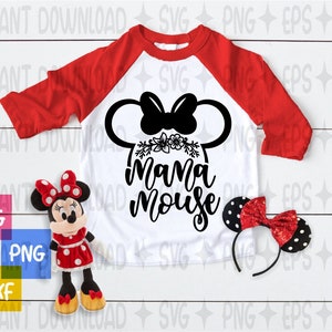 Mama Mouse Svg, Mini Mouse SVG Instant Download, Couple Mouse Head Svg ...