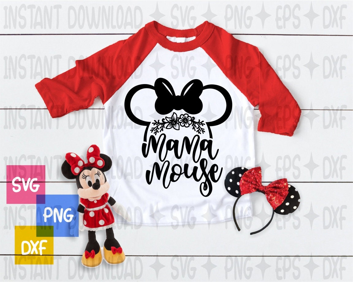 Mama Mouse Svg, Mini Mouse SVG Instant Download, Couple Mouse Head Svg ...