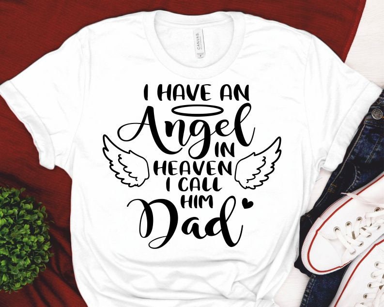 I Have an Angel in Heaven I Call Her Momfamily Svg Bundle - Etsy