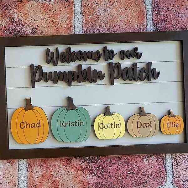 Pumpkin Patch Sign - Etsy