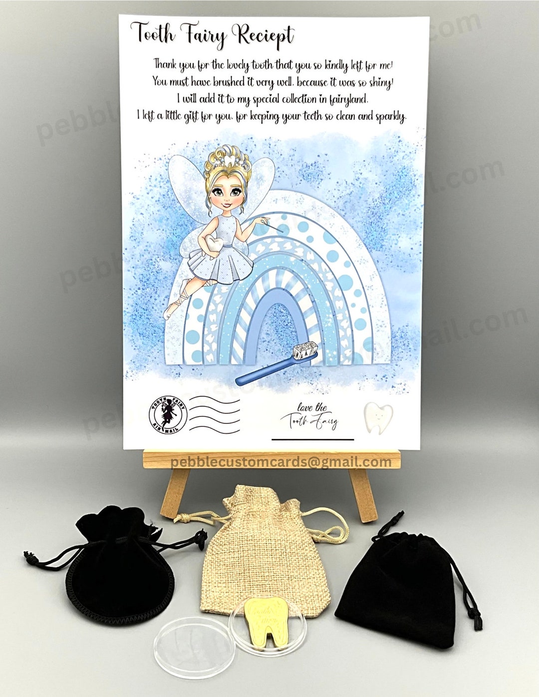 Personalised Tooth Fairy Letter and Gold Tooth Coin - Etsy