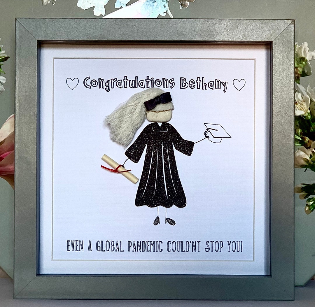 Congratulations on Passing Your Exams. Pebble Art Frame. - Etsy