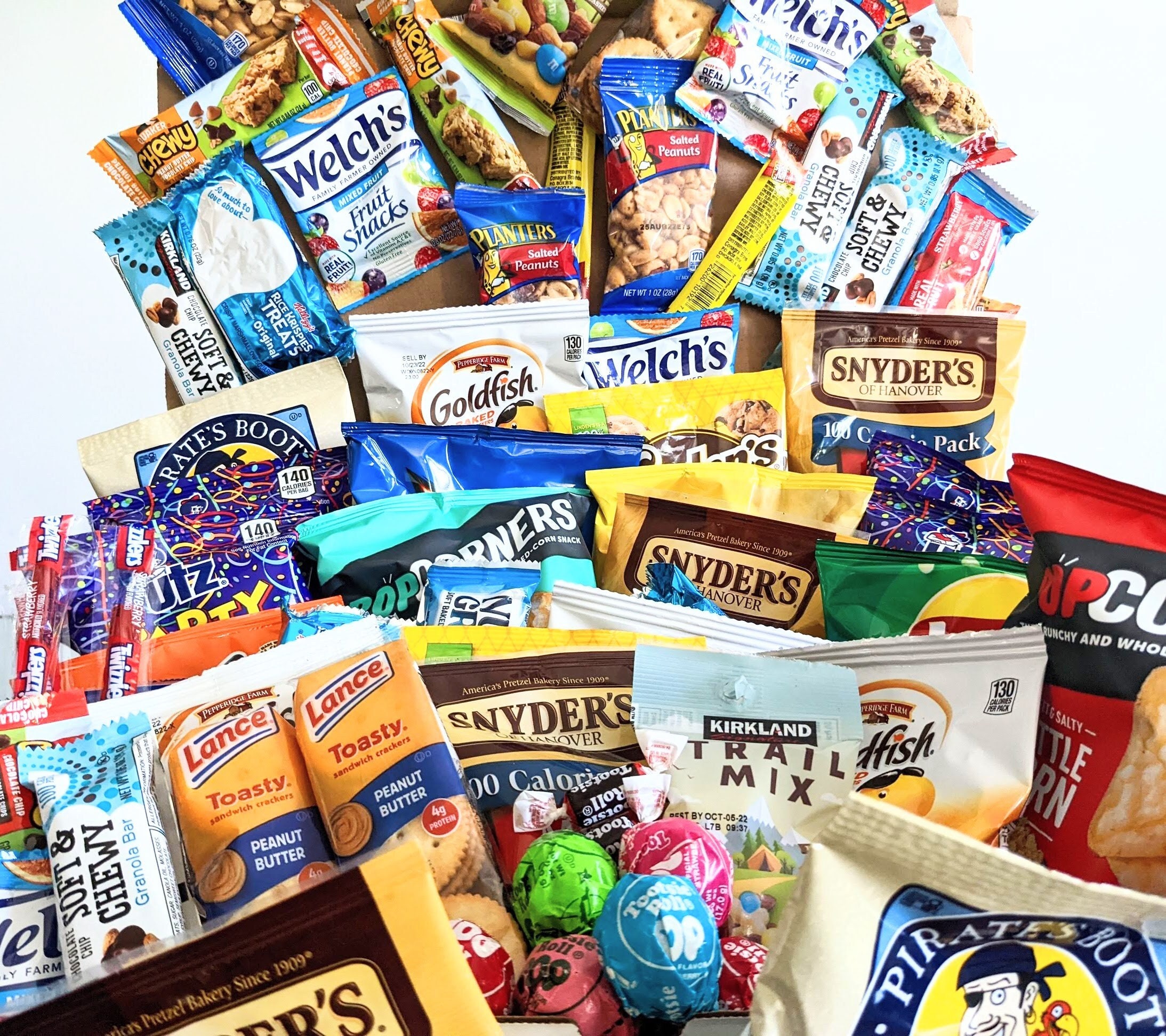 75 Piece Snack Gift Box / Employee Appreciation Gift Basket / - Etsy