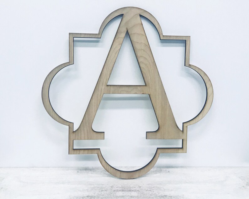 Single Letter Wooden Monogram Large Wooden Letters Wood - Etsy