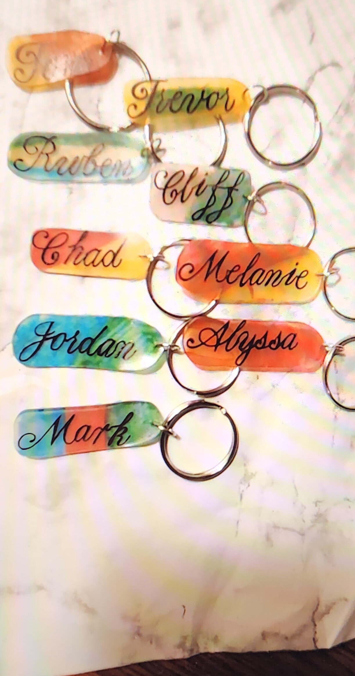 Named Keychains - Etsy