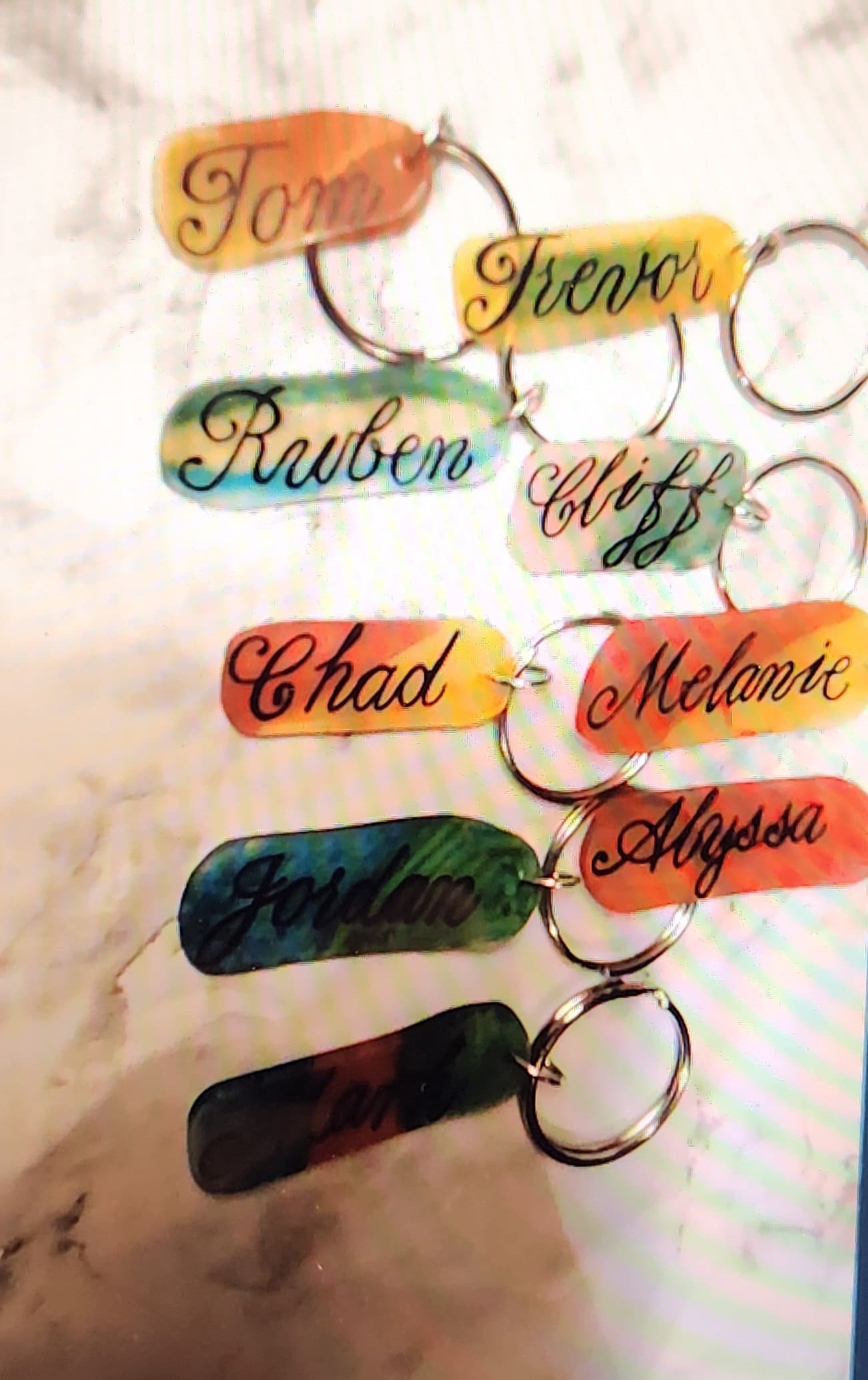 Named Keychains - Etsy