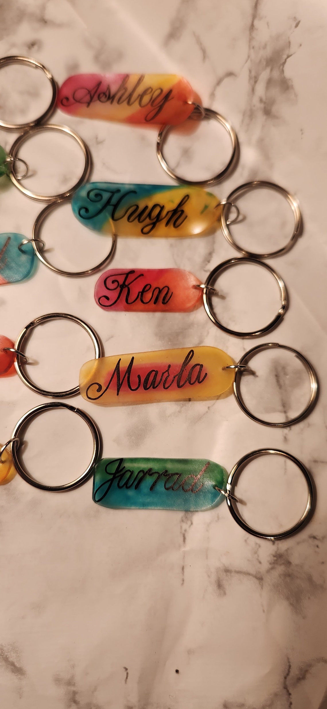 Named Keychains - Etsy