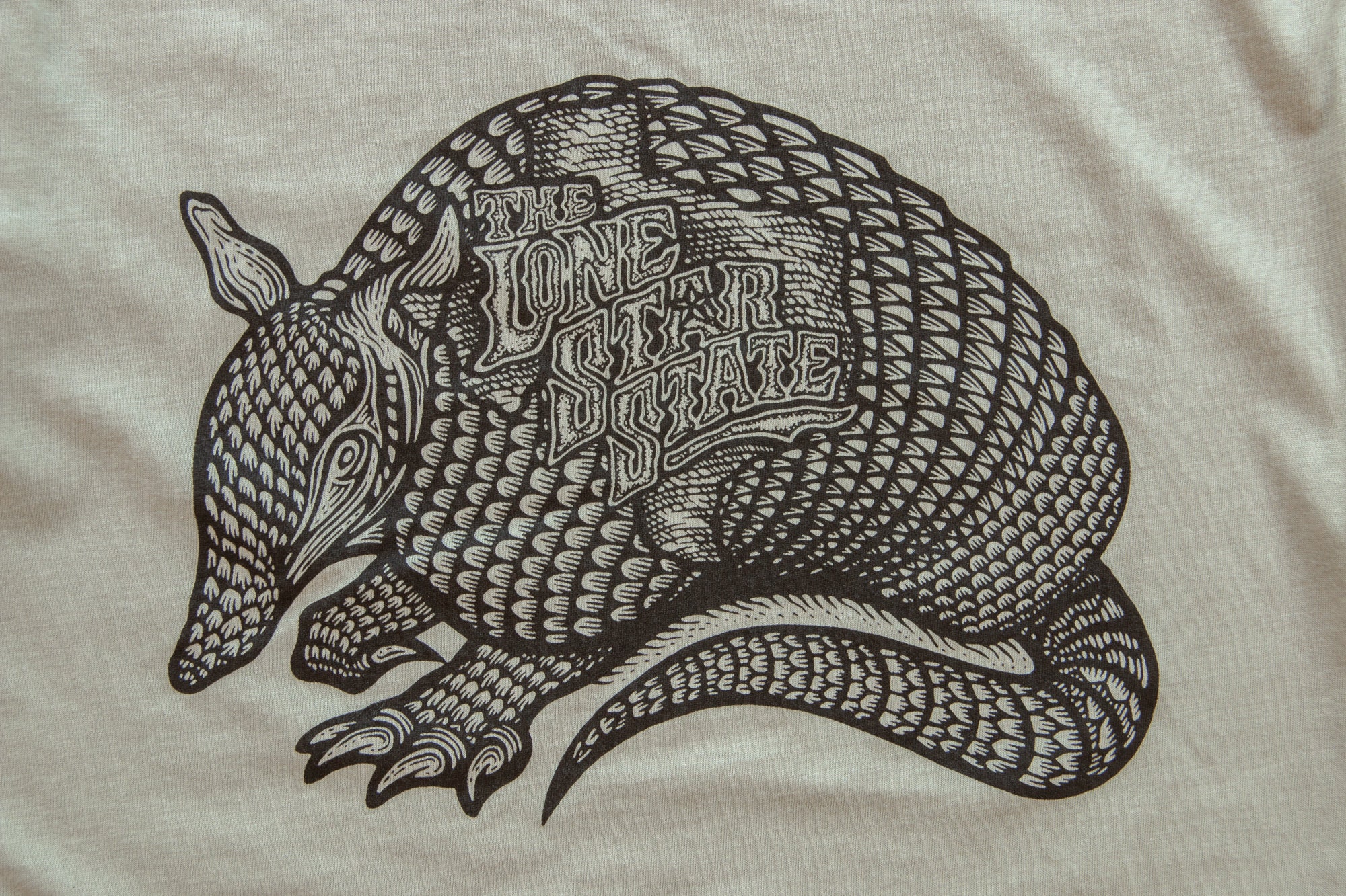 Armadillo Ringer Shirt - Unisex Sizing - Sketched by Artist and Screen ...