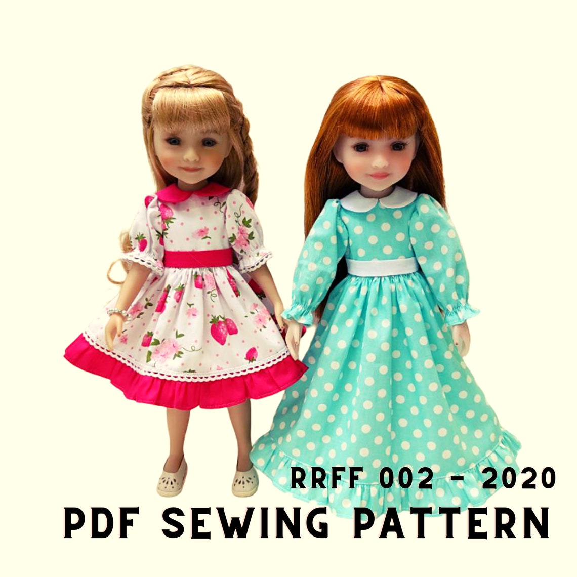 Dress Pattern for Ruby Red Fashion Friends Dolls - Etsy