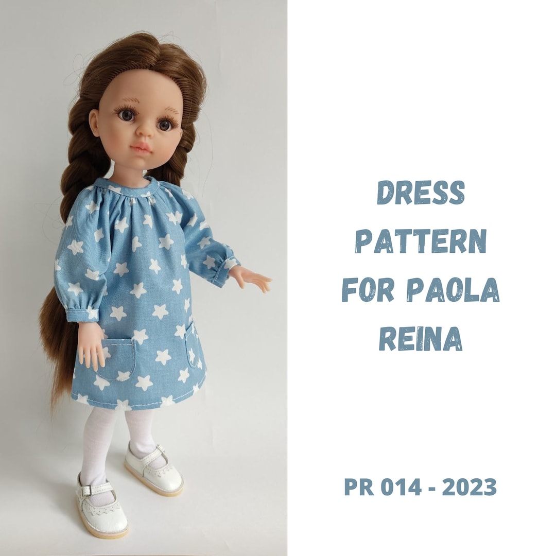 Dress Pattern for Paola Reina Dolls - Etsy