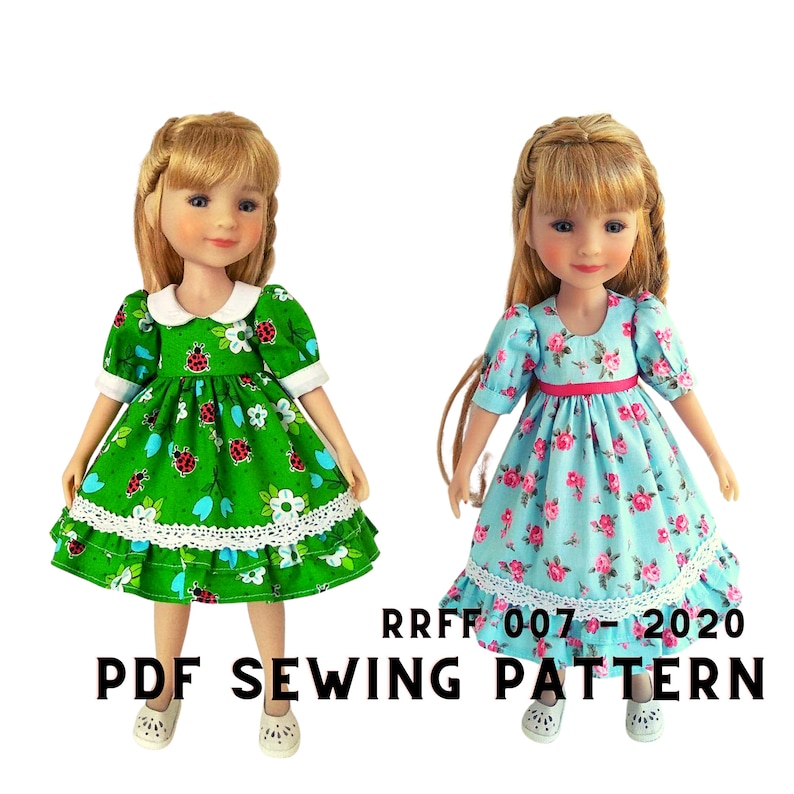 Dress Pattern for Ruby Red Fashion Friends Dolls - Etsy