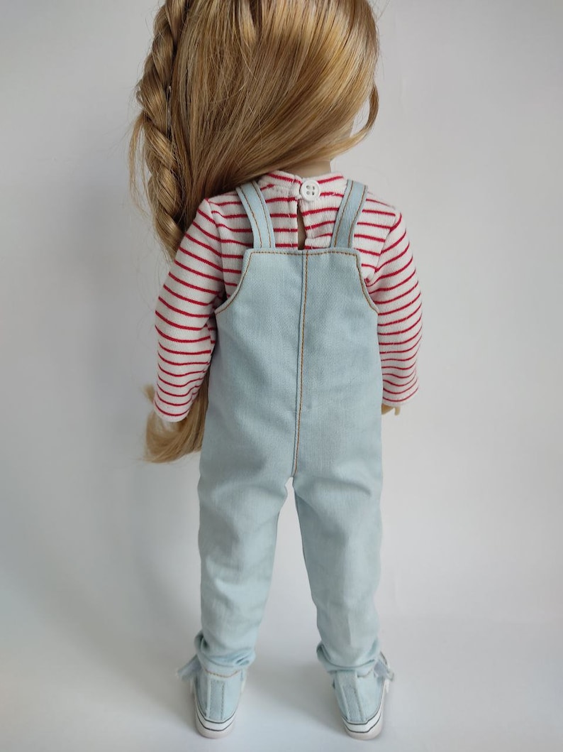 Doll Overalls & Top PDF Sewing Pattern: Ruby Red Fashion Friends ...