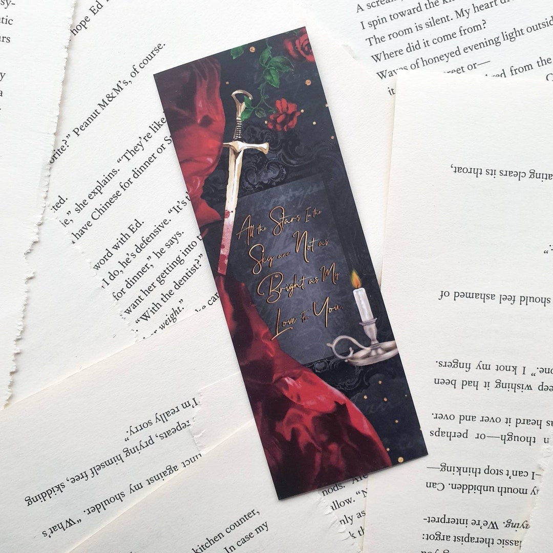 King of Battle and Blood Inspired Bookmark - Etsy