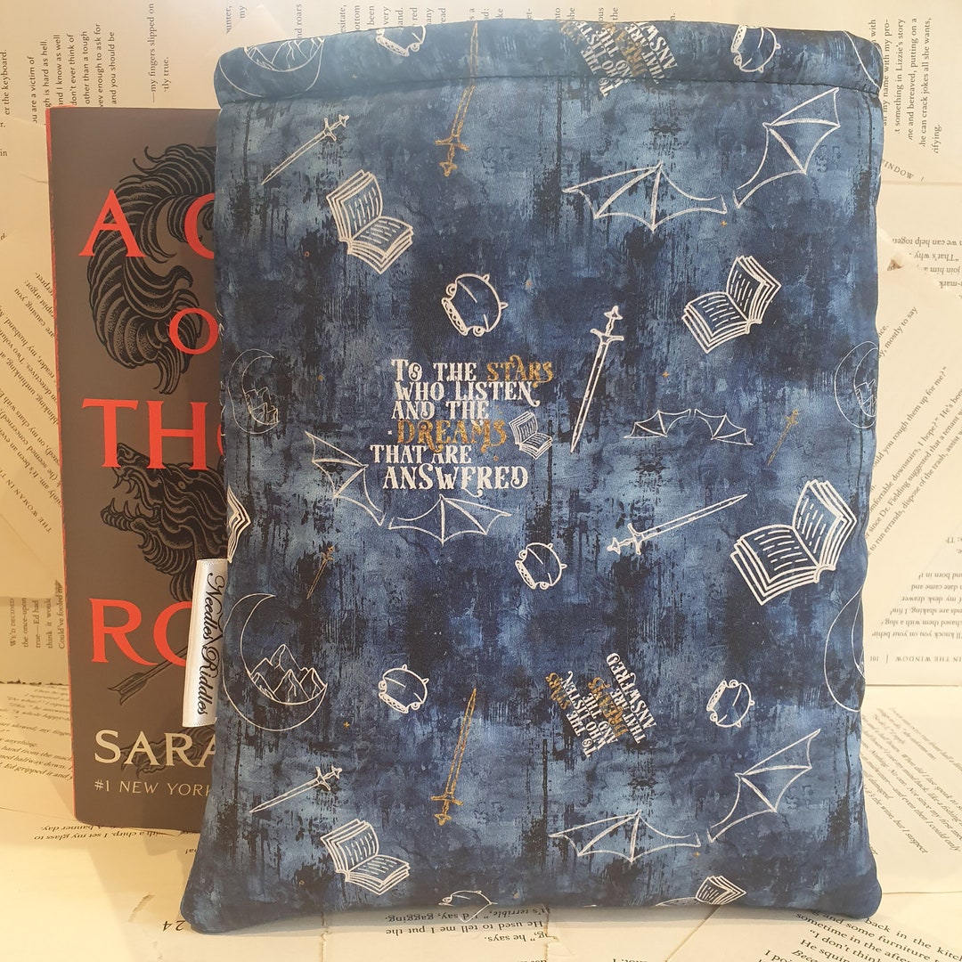 ACOTAR OFFICIALLY LICENSED Book Sleeve With Pocket, Book Jacket, Kindle ...